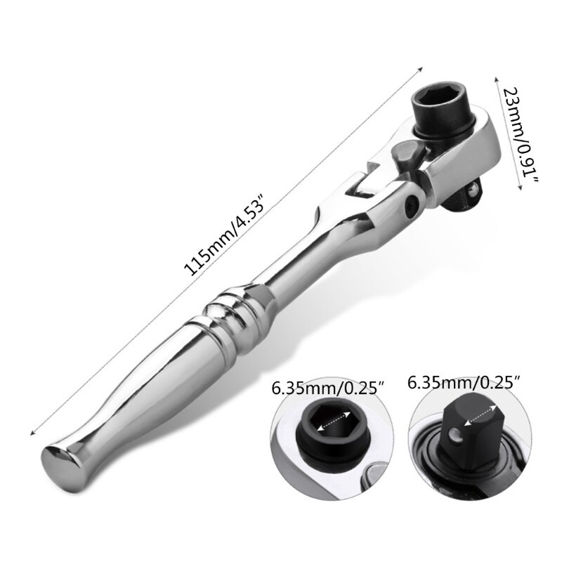 2 in Flexible Head Ratchet Wrench Ratcheting Combination Wrench Torques ...