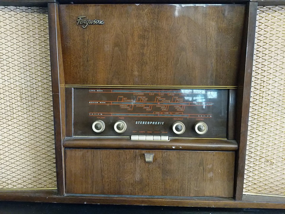 Vintage Ferguson stereo radiogram Stereophonic Record Player 1958 With ...
