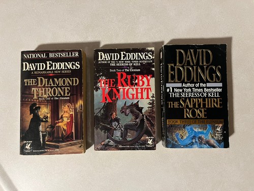 Elenium Lot of 3 by David Eddings Complete Paperback Trilogy Set Ruby ...