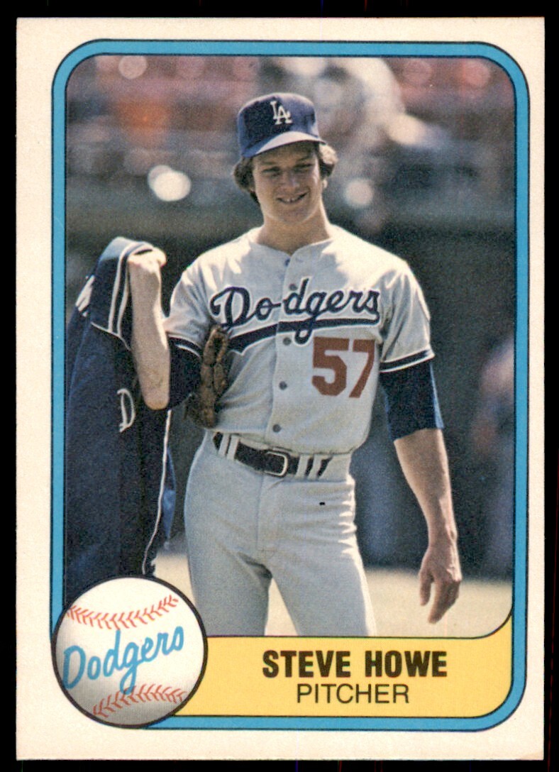 1981 Fleer. Steve Howe Rookie . Los Angeles Dodgers #136 | eBay