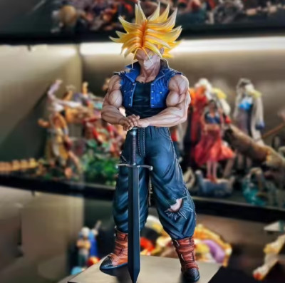 25CM/9.84in DBZ Anime Trunks Figure Trunks Action PVC Statue Collection ...