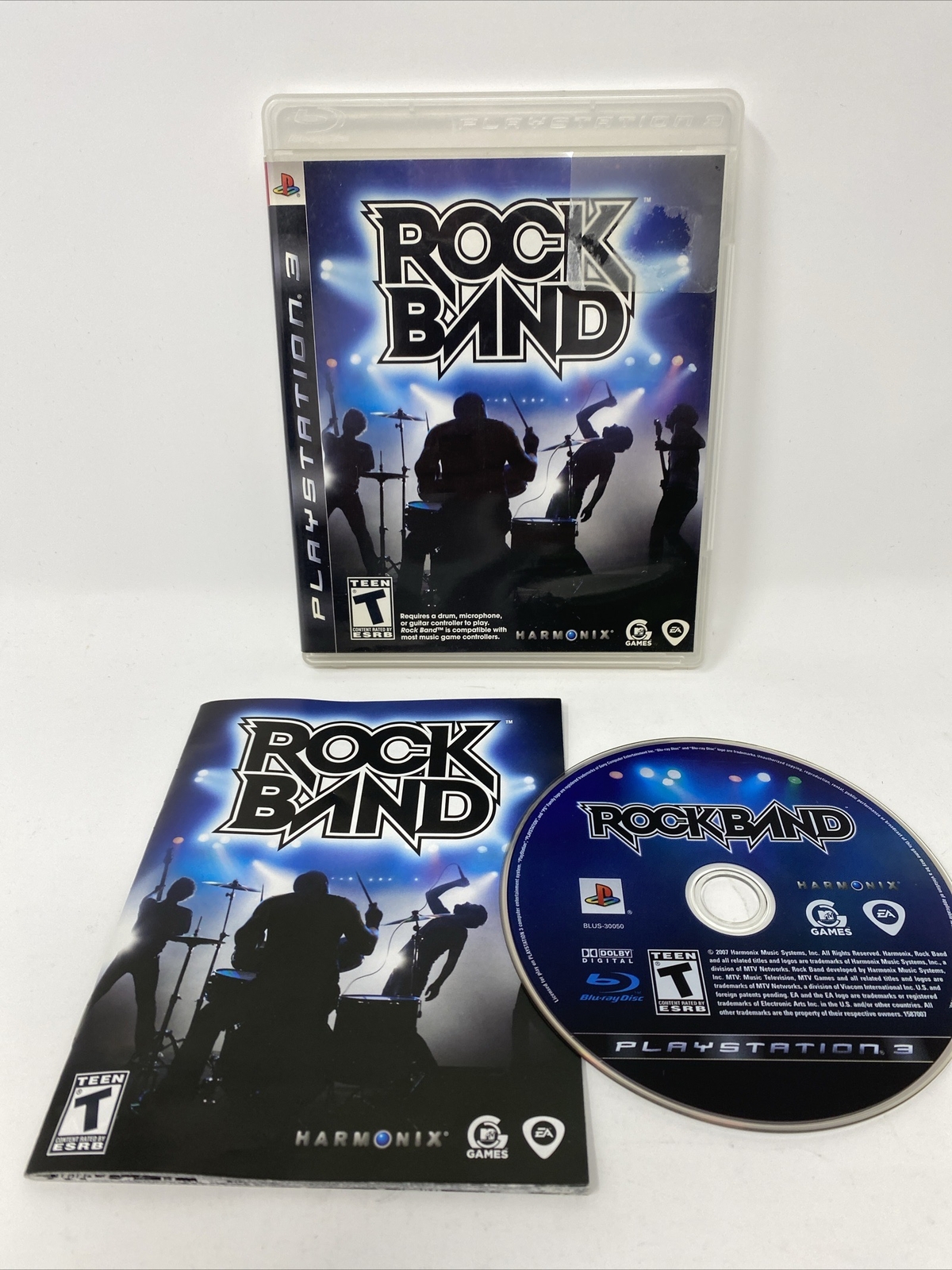 Rock Band 1 (Sony PlayStation 3, PS3) Game Only - Complete CIB ...