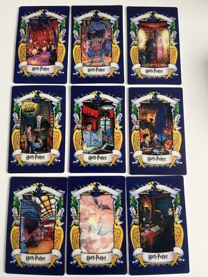 Harry Potter Chocolate Frog Trading Cards Complete Set Of 9 | eBay ...