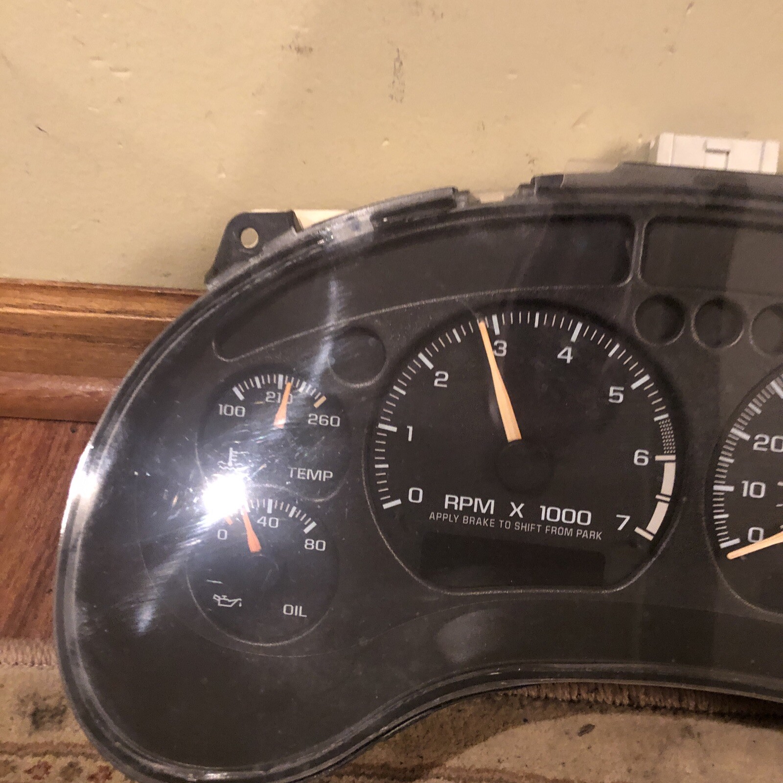 98-99 Chevrolet S10 Blazer 4.3 Speedometer Instrument Cluster 16248385 ...