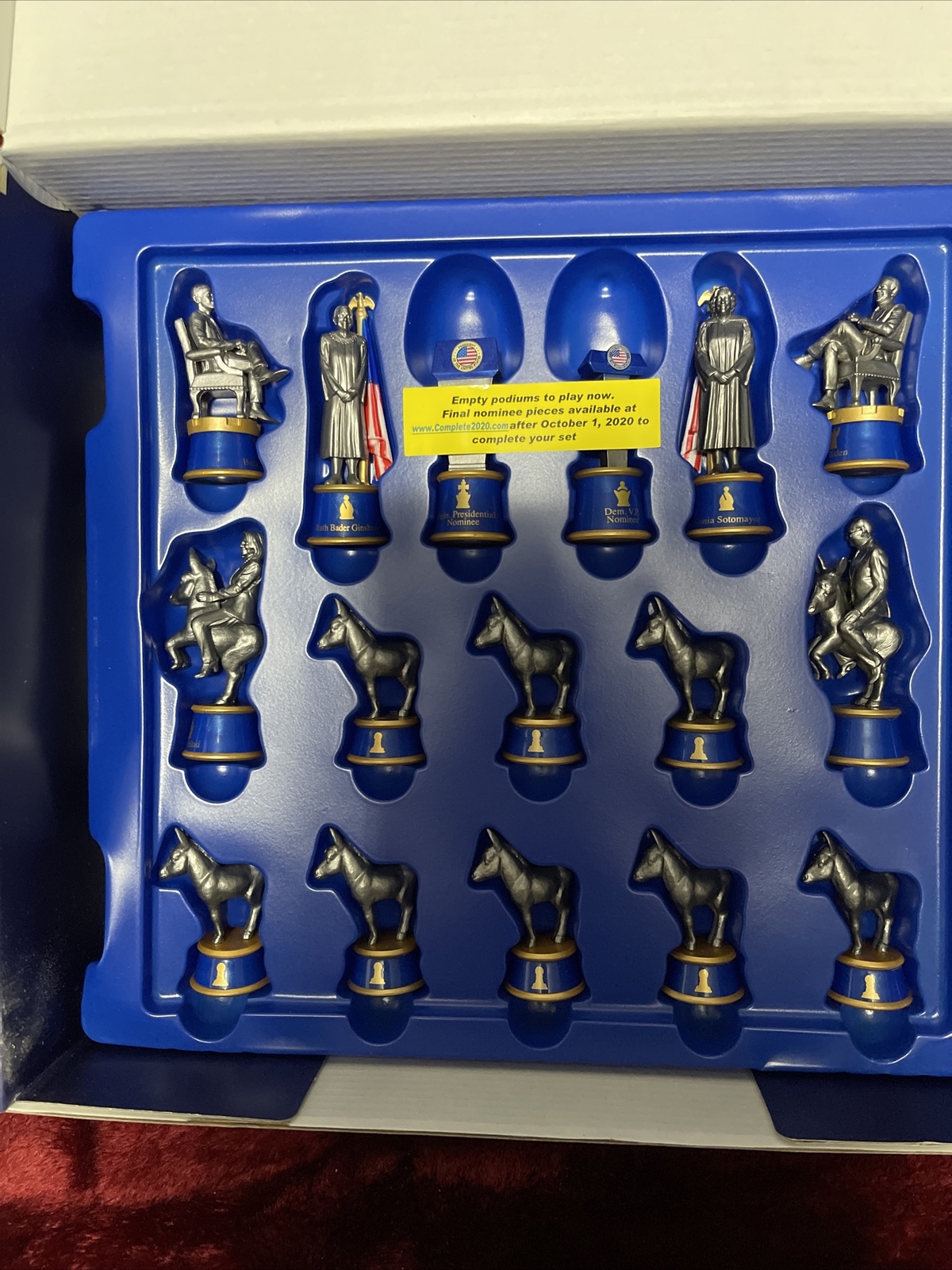 2020 battle for the white house chess set | eBay