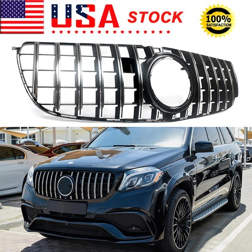 Front Bumper Grille GT For Mercedes Benz X166 GLS-Class 2016-2019 W ...