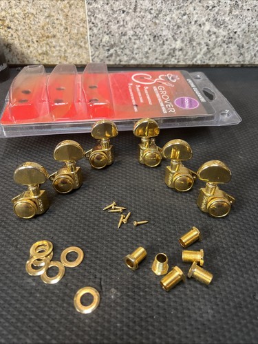 Grover 502G Locking 3X3 Les Paul Tuning Machines Set Excellent ...