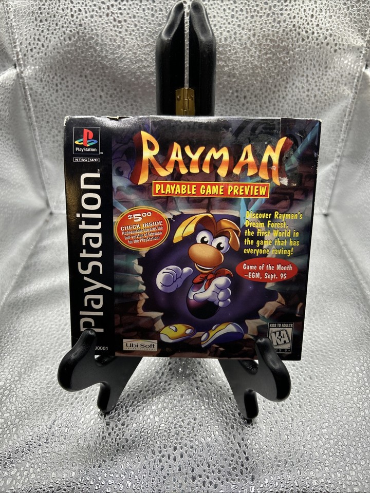 Rayman Playable Game Preview EGM Promo SEALED (Playstation 1 ...