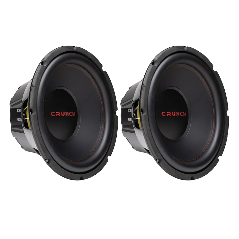 Crunch CRW12D4 12" Car Subwoofer Speakers (2-Pack) for sale online | eBay