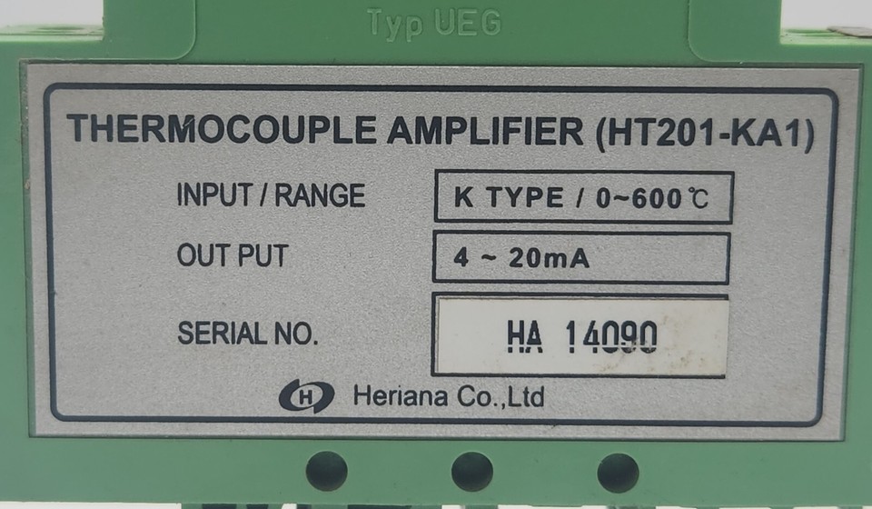 HERIANA HT201-KA1 THERMOCOUPLE AMPLIFIER | eBay