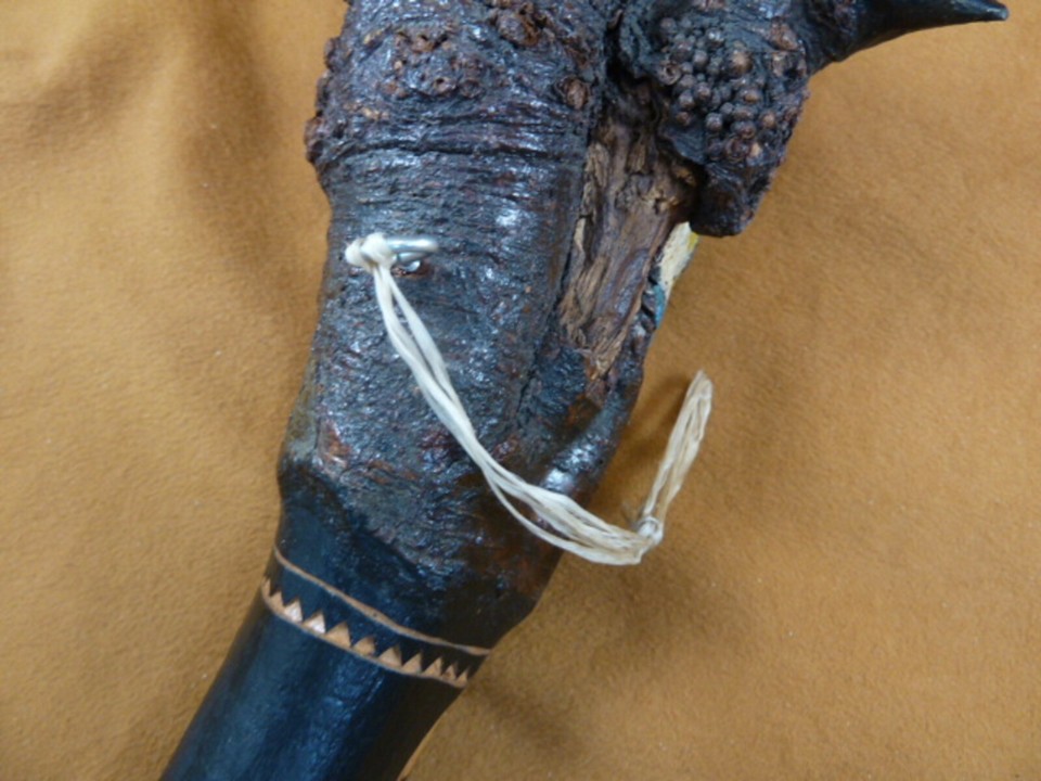 CLUB-9 Genuine Penobscot Native American Root club war weapon ...