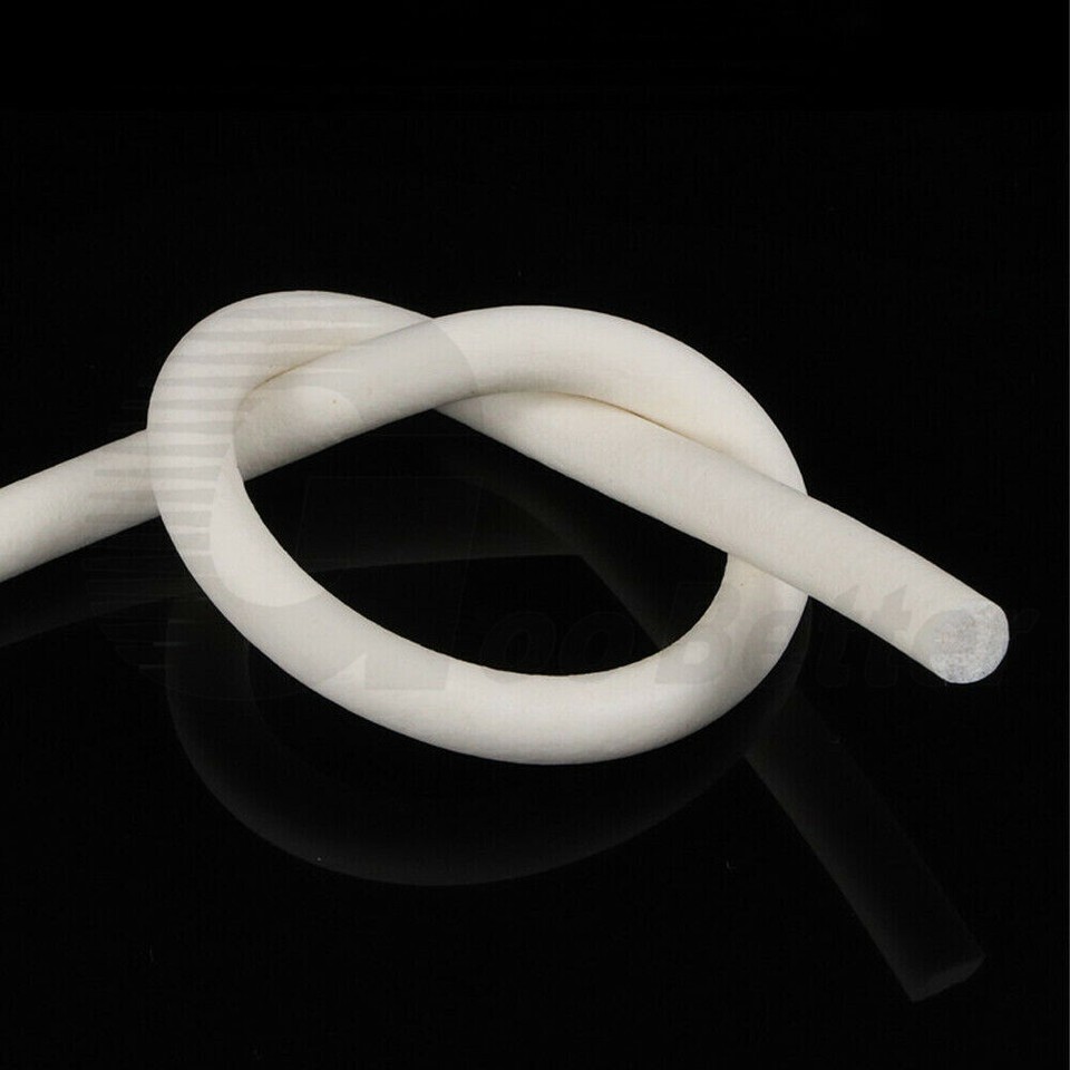 10 Meter Round Foam Rubber Sponge Cord Trim Seal High Temp DIY Ø 1,2,3 ...