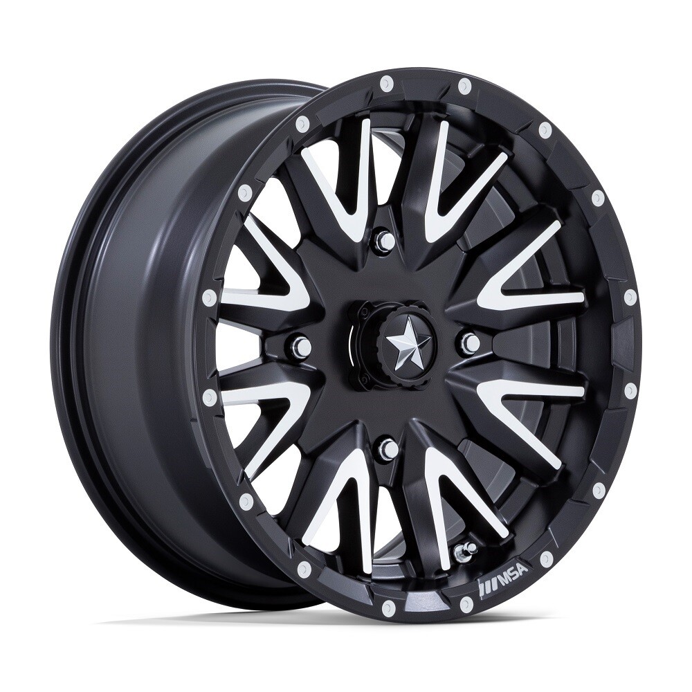 MSA Creed 15" Wheels Machined 32" XC450 Tires Kawasaki Teryx Mule | eBay