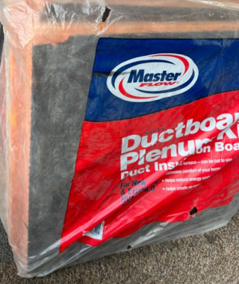 Master Flow Duct Board Plenum R6.0 Pre-Cut Design 24 in. x 24 in. x 24 ...