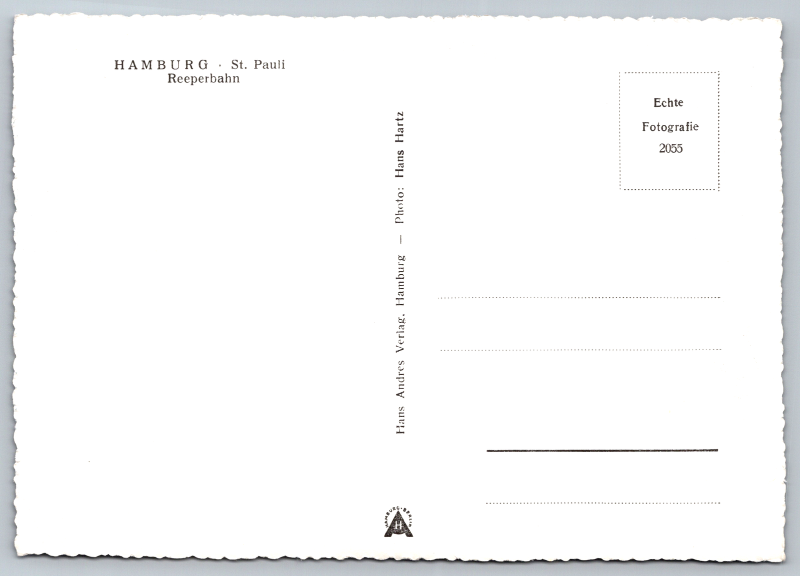 c1980s Hamburg St. Pauli Reeperbahn Street View Vintage Postcard | eBay