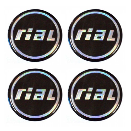 Rial Rasin Wheel Center Caps Emblem Logo Decal 64mm | 1SET/4PCS ...