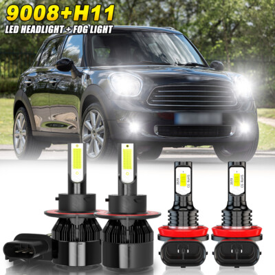 For 2011-2016 Mini Cooper Countryman LED Headlight Hi/Lo Beam+Fog Light ...