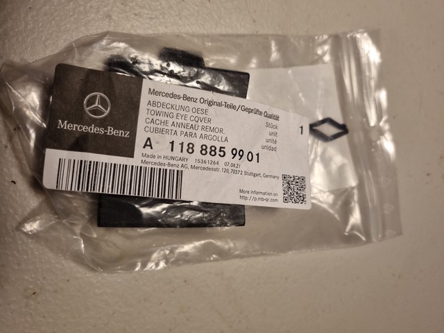 Mercedes CLA W118 AMG Rear Towing Eye Cover (A1188859901) GENUINE for ...