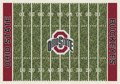 8x11 Milliken Ohio State Buckeyes NCAA Home Field Area Rug - Approx 7'8 ...