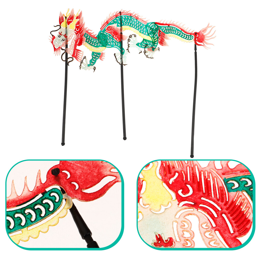 Paper Chinese Dragon Shadow Puppets Toy for Kids Danc… - Gem
