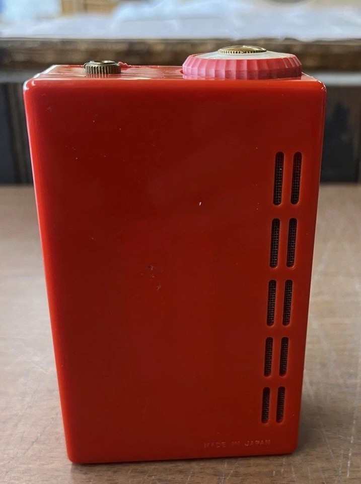 1958 ZEPHYR AR-600 Six 6 Transistor AM Radio Mid Century Modern - Red ...