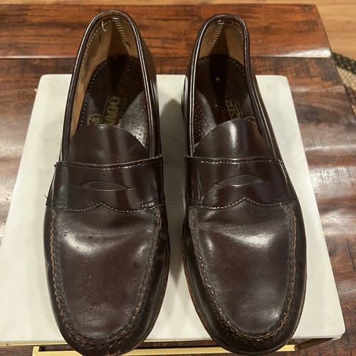 Sebago Classic Dan Loafers Size 12 D Shoe Penny Burgundy Leather Casual ...