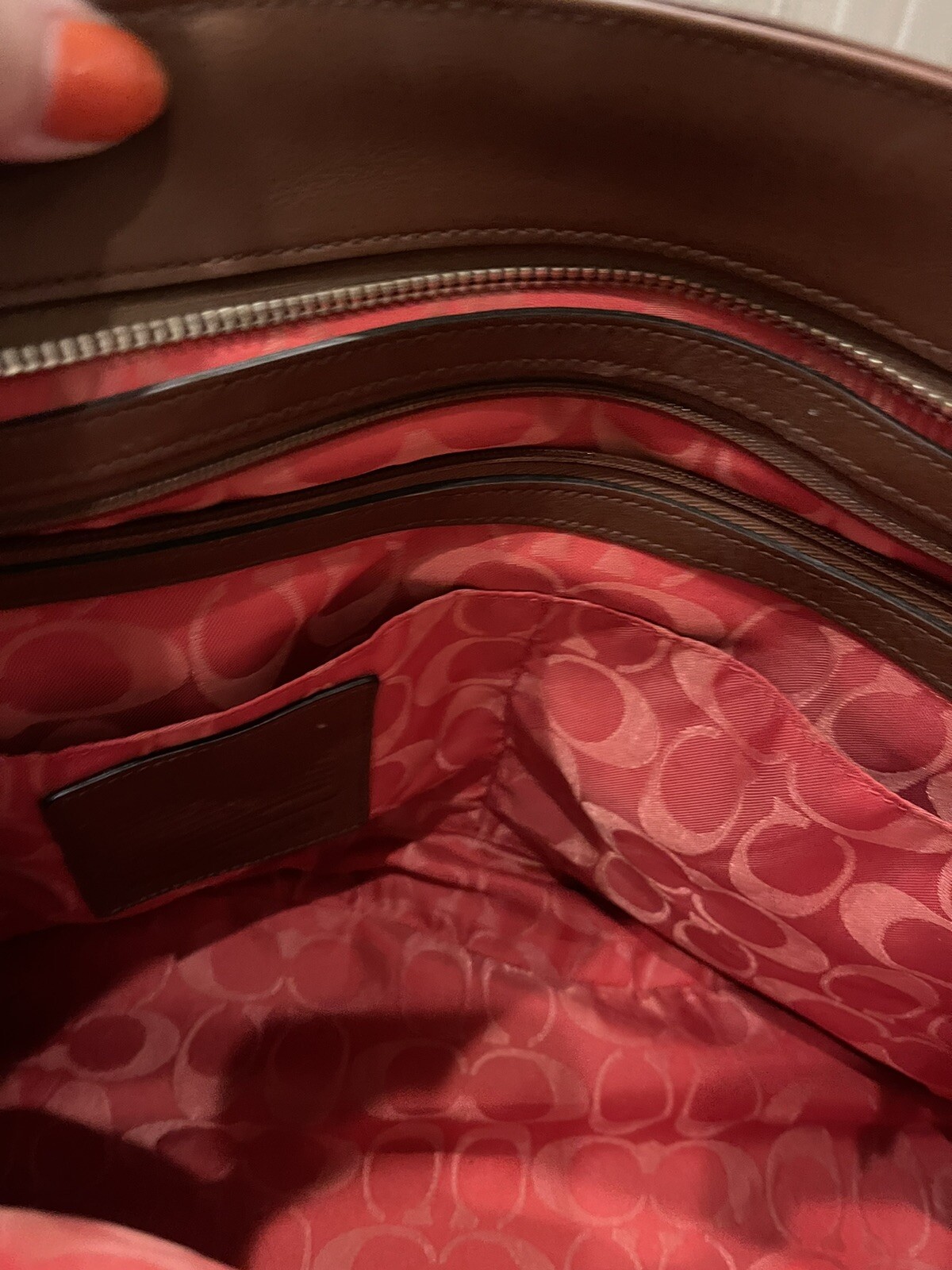 Coach Tote Bag Retired Legacy Carryall Leather Brown H05S-5138 Rare | eBay