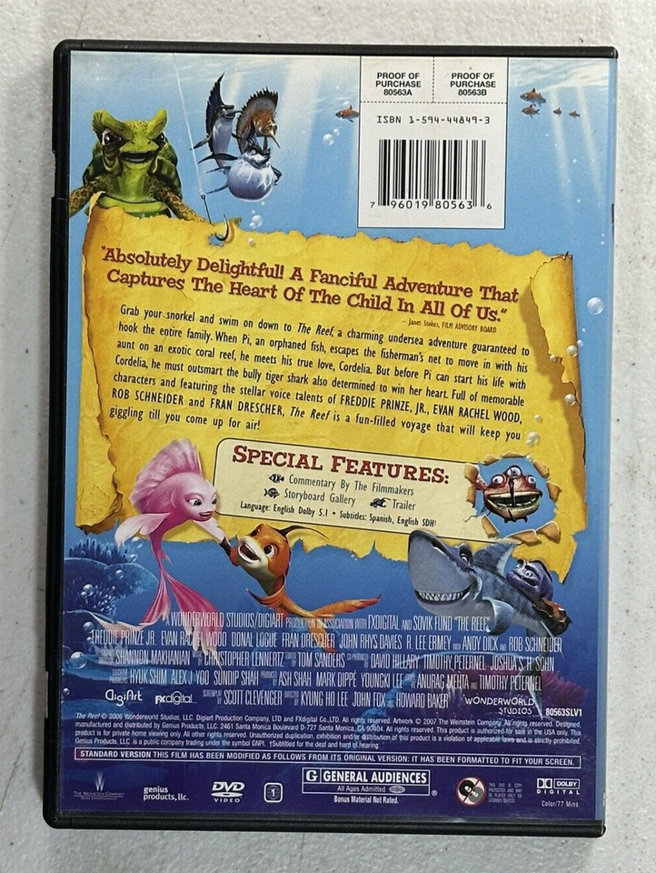 The Reef (DVD, 2007) 796019805636| eBay