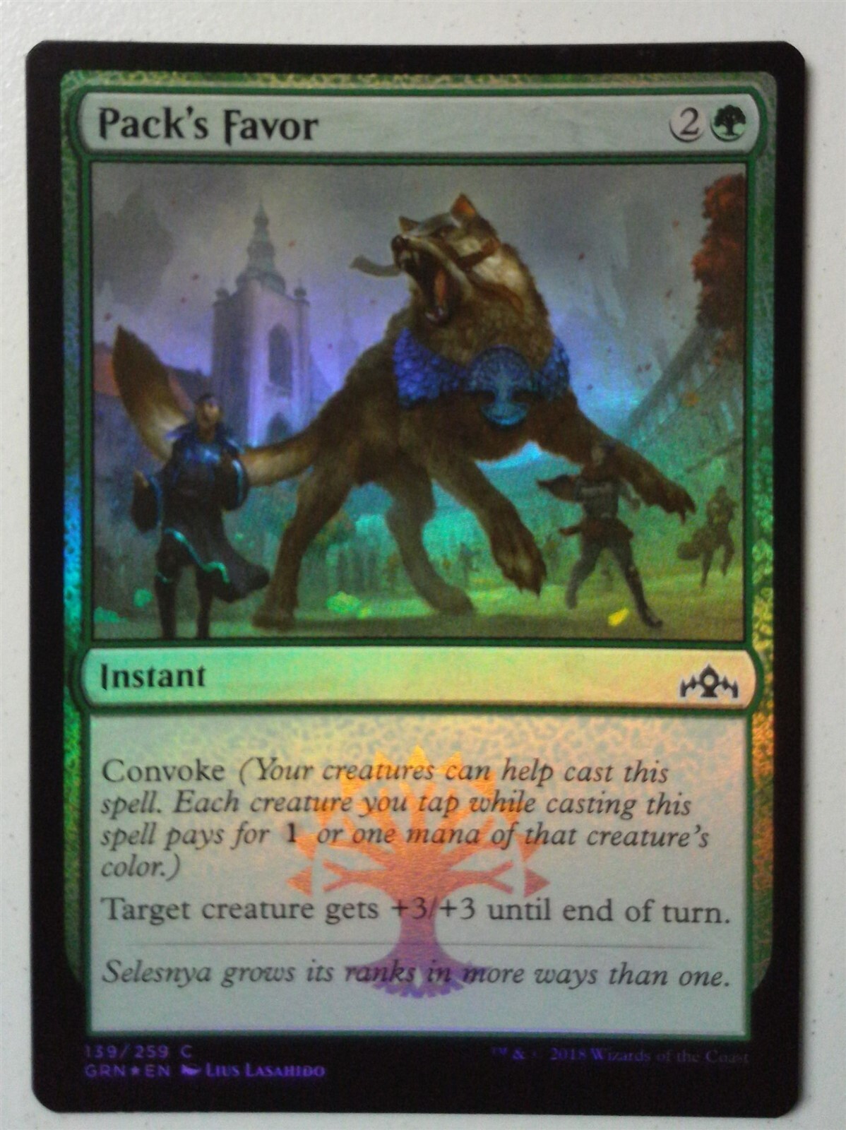 Pack's Favor *FOIL Common* Magic MtG x1 GRN Guilds of Ravnica | eBay