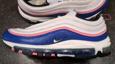 Nike Air Max 97 White Blue Pink Glaze Size 8 Mens / 9.5 Womens