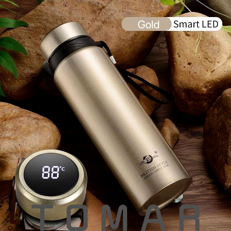 Travel Portable Thermos Bottle 800ML Insulated Vacuum Flask Tumbler ...