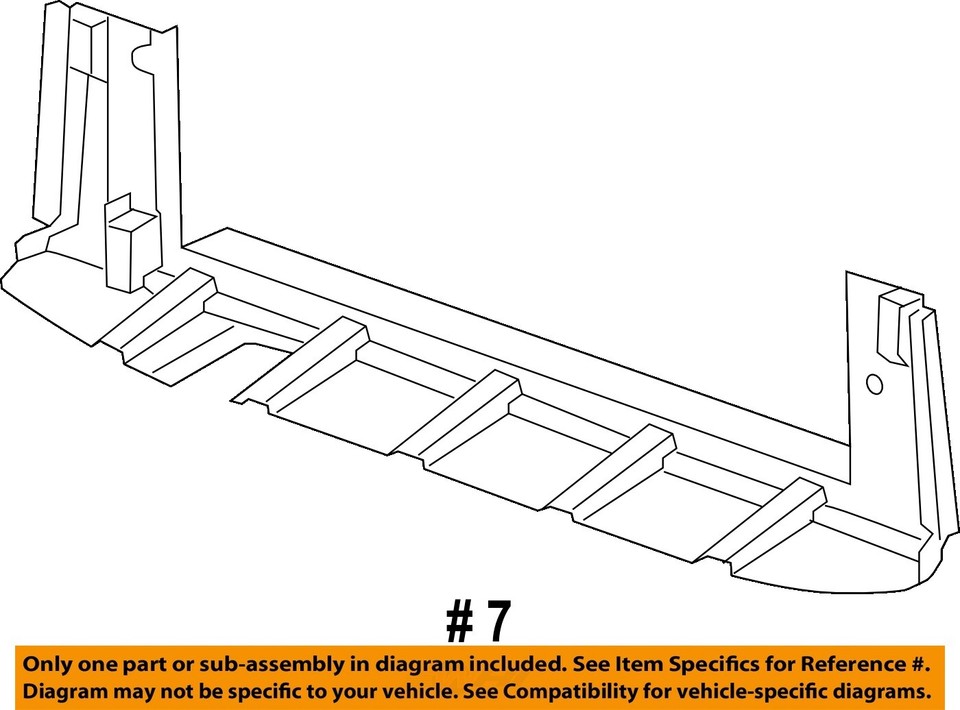 GM OEM 16-17 Equinox Cooling Radiator Components-Lower Deflector ...