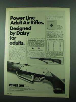 1975 Daisy Power Line Model 881 Rifle Ad - For Adults | eBay