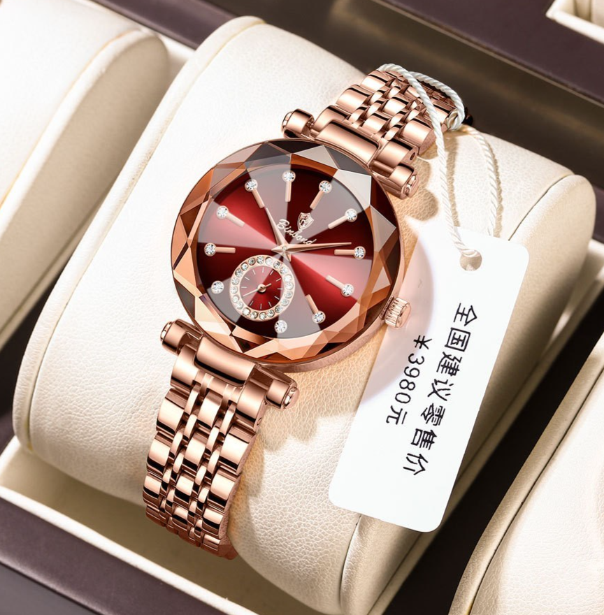 BINBOND Women's Watch Luxury Quartz Niche Diamond Solid Steel Belt Waterproof | eBay