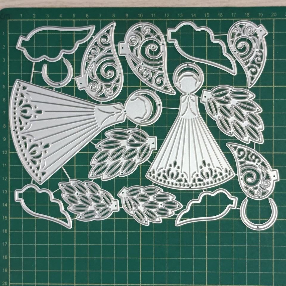 Prayer Angel Metal Cutting Dies Embossing Stencil Card Making ...