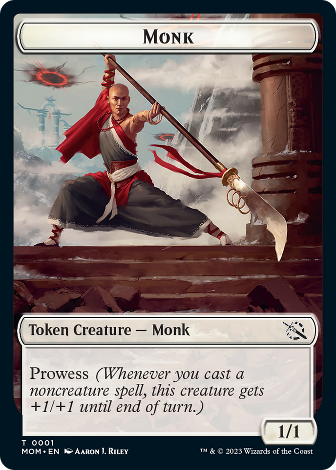 Monk Token [March of the Machine Tokens] Near Mint | eBay