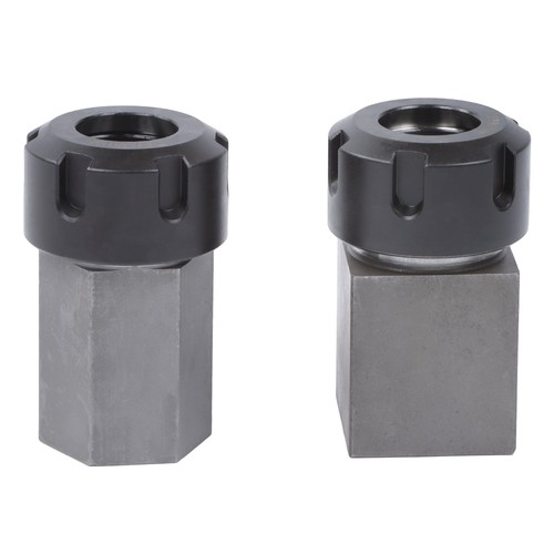 2-Piece ER-25 Collet Block Set Hex & Square for Precision Machining | eBay