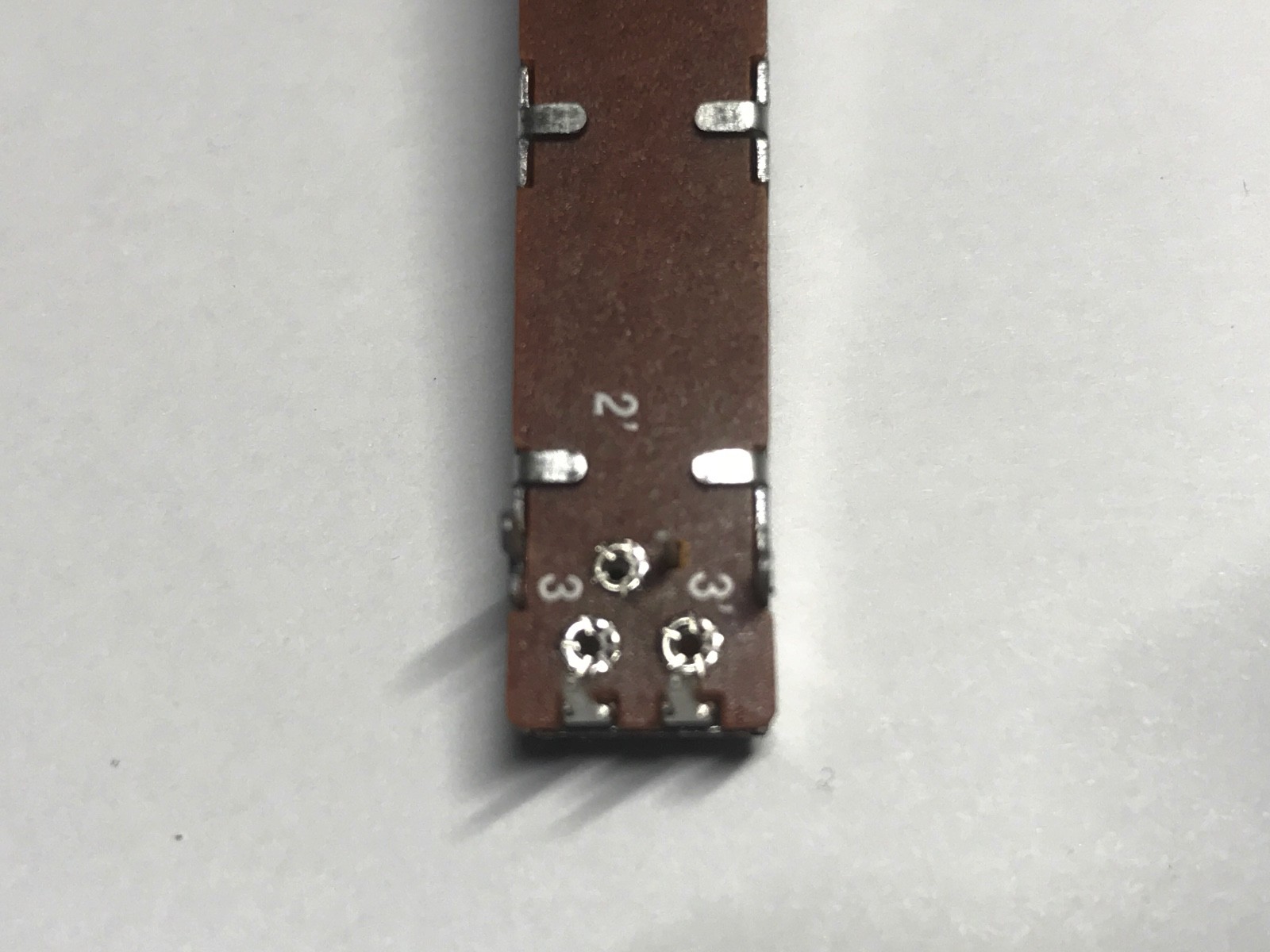 Dual / Stereo Slide Potentiometer Fader / Slider- 10k log - 75mm long ...