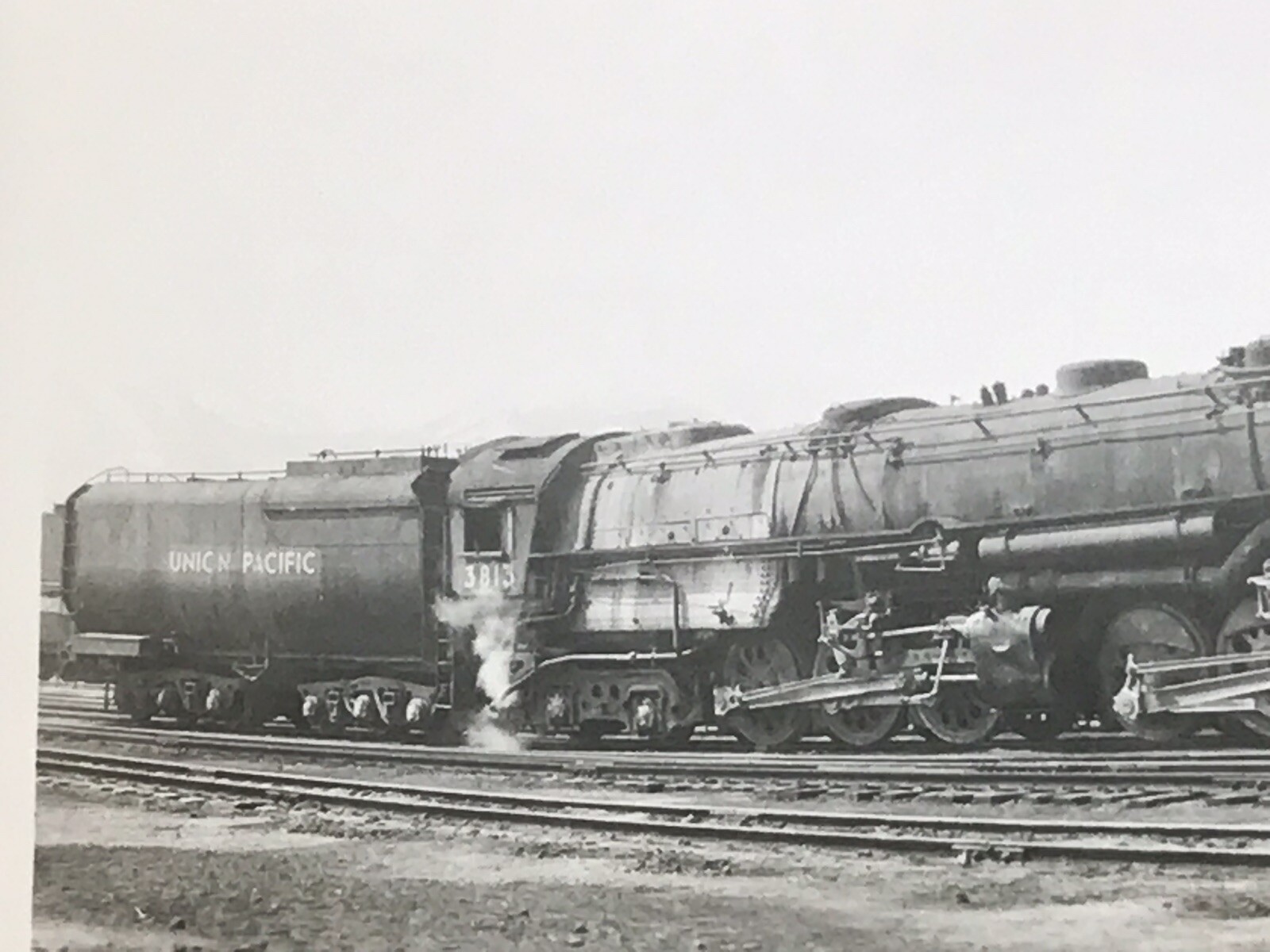 Union Pacific Railroad Engine Locomotive 3813 Antique Photo | eBay