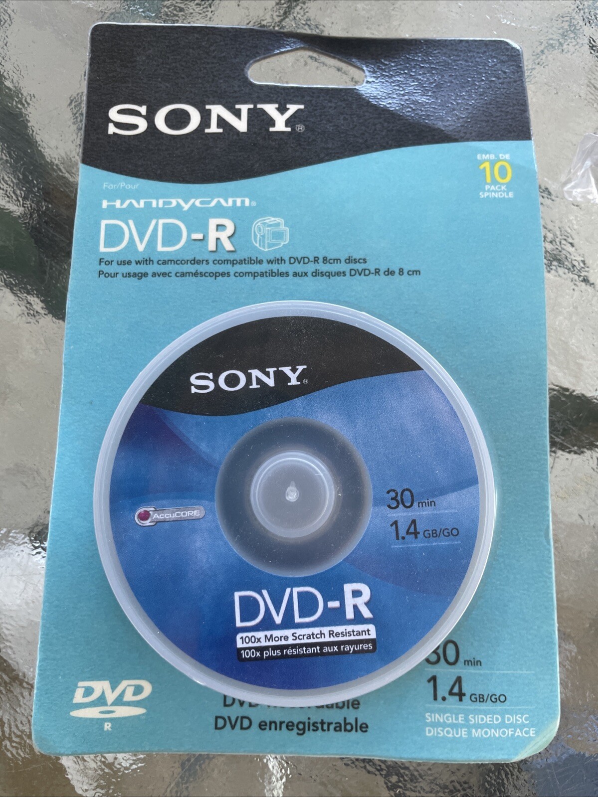 NEW SEALED Sony Handycam Mini DVD-R 10 PACK 8 CM 1.4 GB 30 Min ...