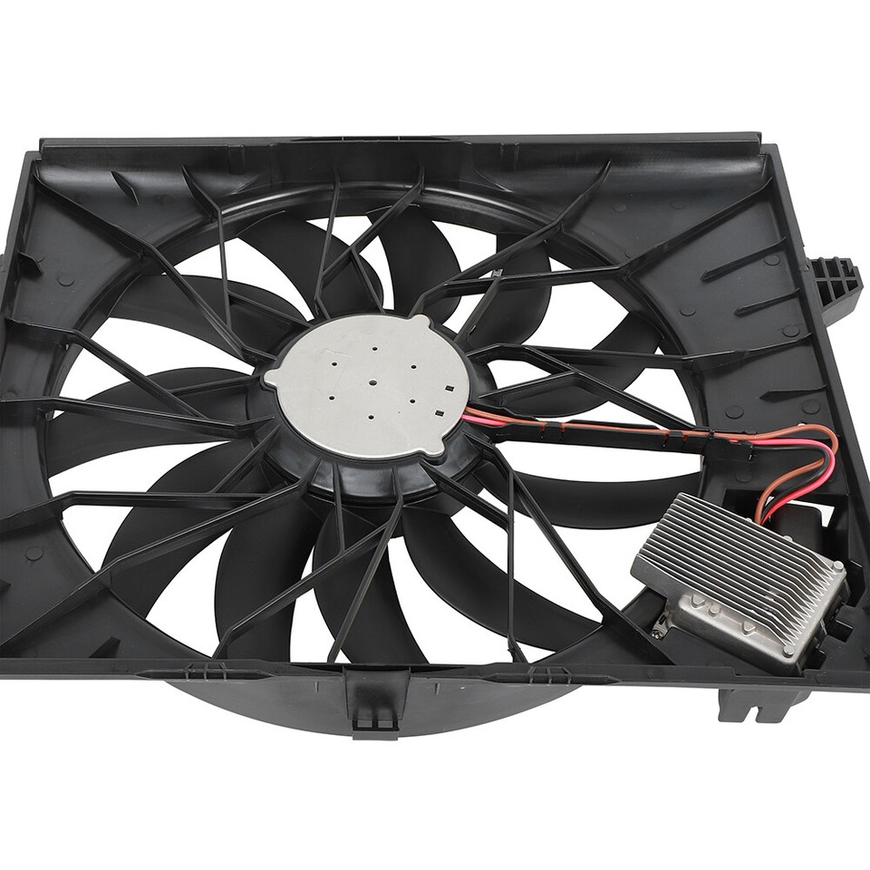 A/C 75924 Radiator Cooling Fan Assembly For 2008 2009-2011 MERCEDES ...