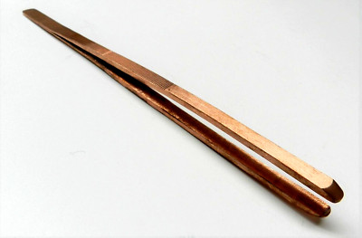 Copper Tongs Pickling Tweezers 9” Straight Serrated Tips Long Lasting ...