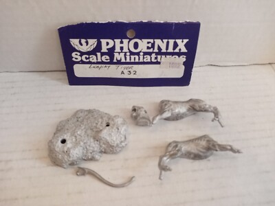 Phoenix Miniature Figures 54mm Fantasy Leaping Tiger Gladiator Conan ...