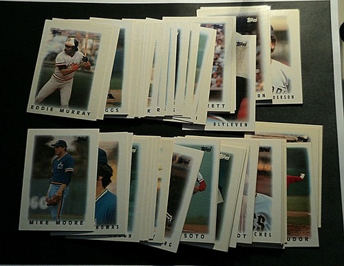 1986 Topps Major League Leaders Baseball Card Mini Complete Set 1-66 ...