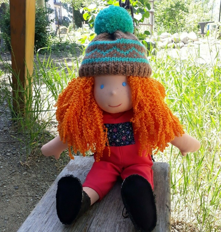 Waldorf doll 17 inch, Rag doll, Handmade toys, Gift for kids | eBay