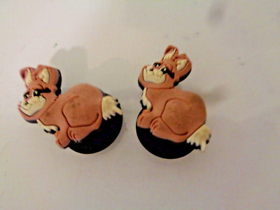 Pair of 2 Jibbitz Croc Shoe Charm Bunny Rabbit New | eBay