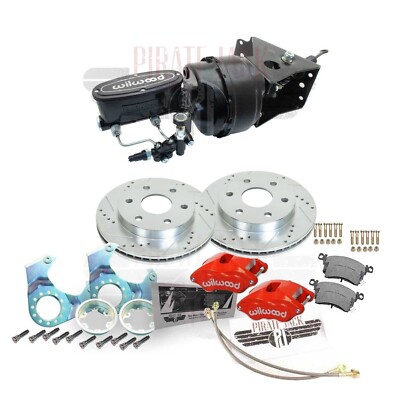 1966-1971 Ford Bronco Wilwood Front Caliper Disc Brake Conversion Kit ...