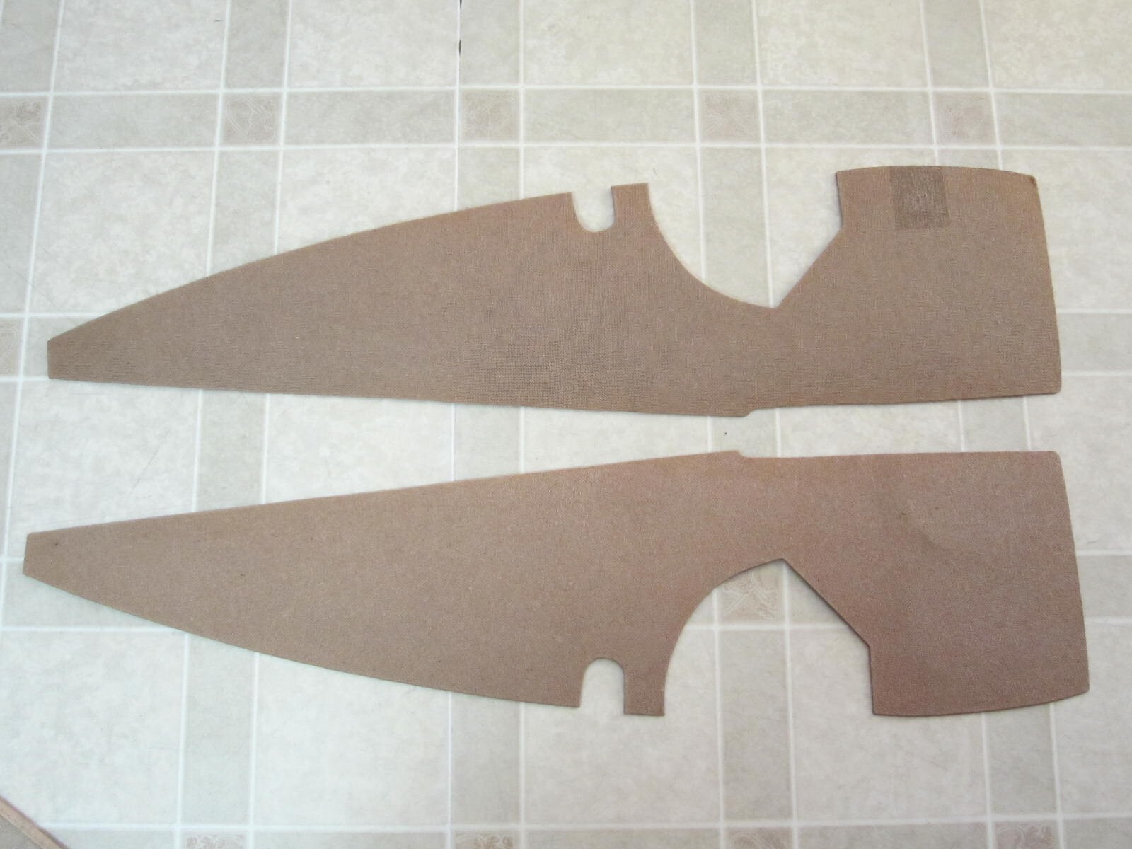 Jaguar e-type xke trunk kit, G.W.Bartlett. Mat,side panels,insulated ...