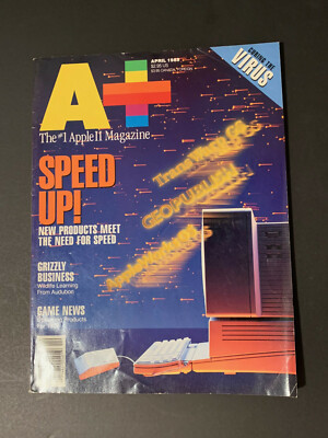 A+ APPLE II MAGAZINE Rare APRIL 1989 UOS RARE VINTAGE COLLECTIBLE | eBay