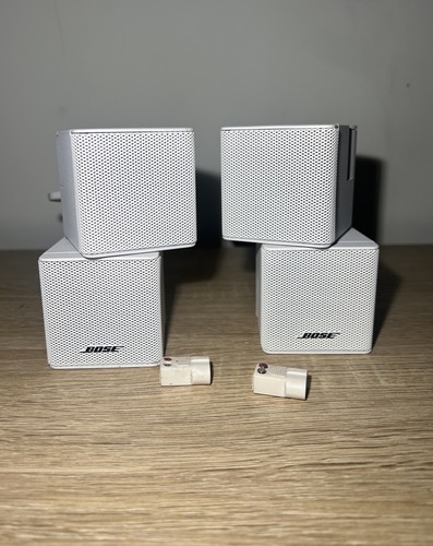 Bose Jewel Mini Double Cube Swivel Lifestyle Speakers. White-Lot of 2 ...